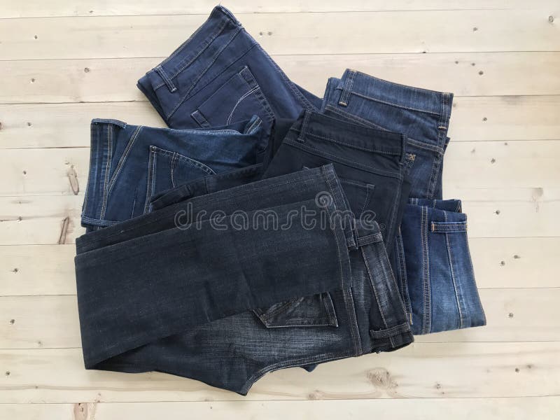 Jean pants on wood floor stock photo. Image of jean, grunge - 97712272