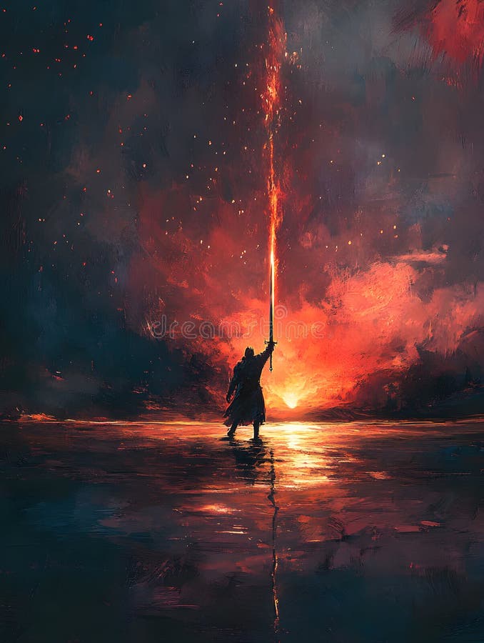 The dark knight stock illustration. Illustration of reflection - 352237932