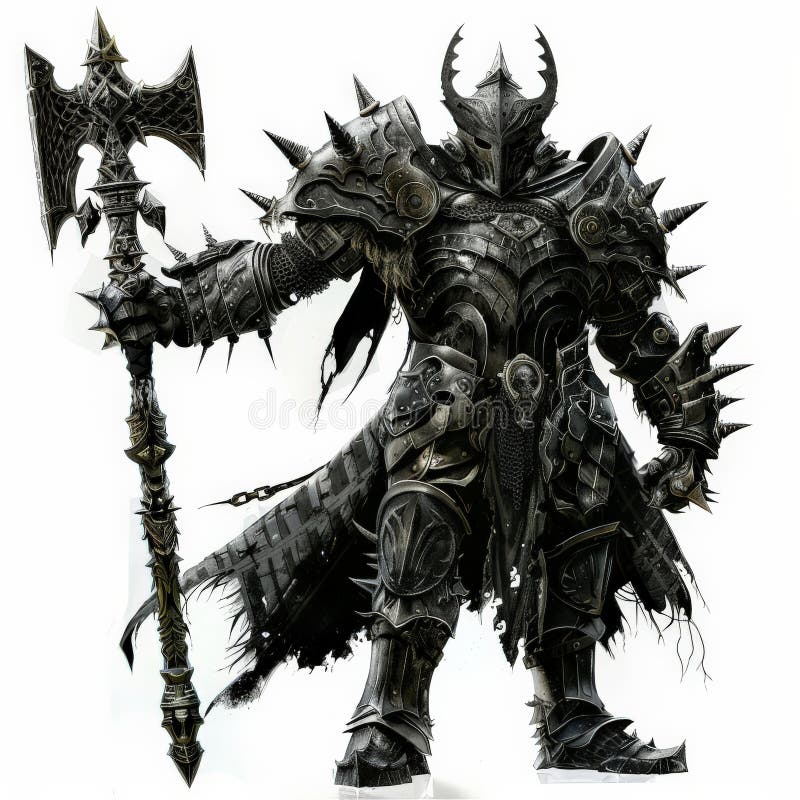 Spiked Dark Knight Armor Stock Photos - Free & Royalty-Free Stock ...