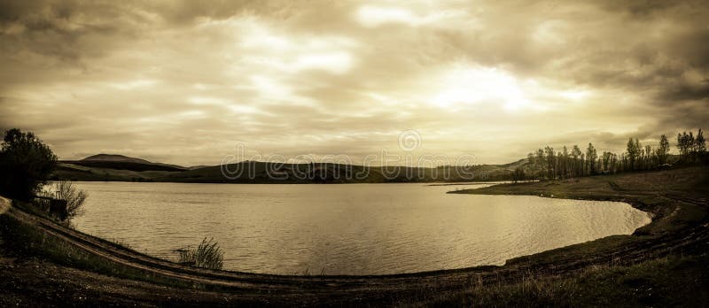 The lake stock photo. Image of lake, horizin, water, wild - 13186768