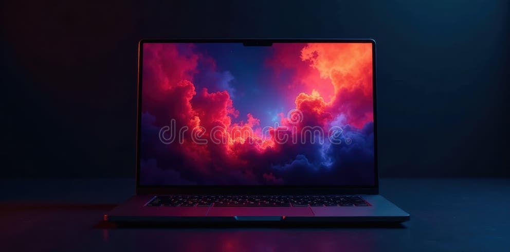 Dark Laptop Silhouette, Sharp Edges, Powerful Feel, Dark, Web, Pc Stock ...