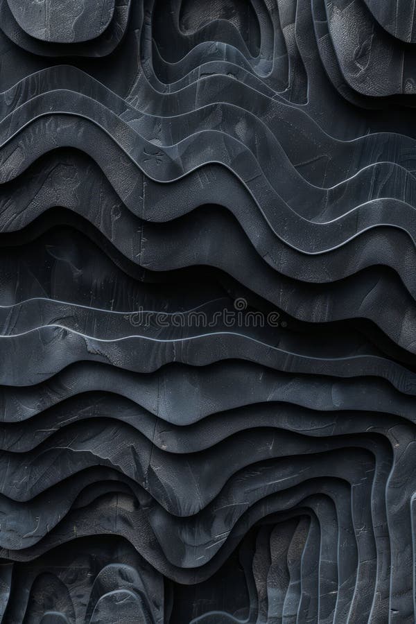 Dark Layered Background with Topographic Contours. Textured Pattern ...