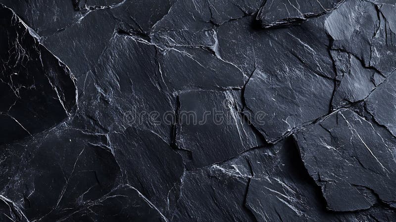 Dark, Layered Stone Surface Texture Stock Illustration - Illustration ...