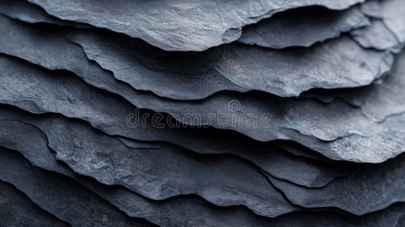 Dark Layered Stone Texture Abstract Background Stock Illustration ...