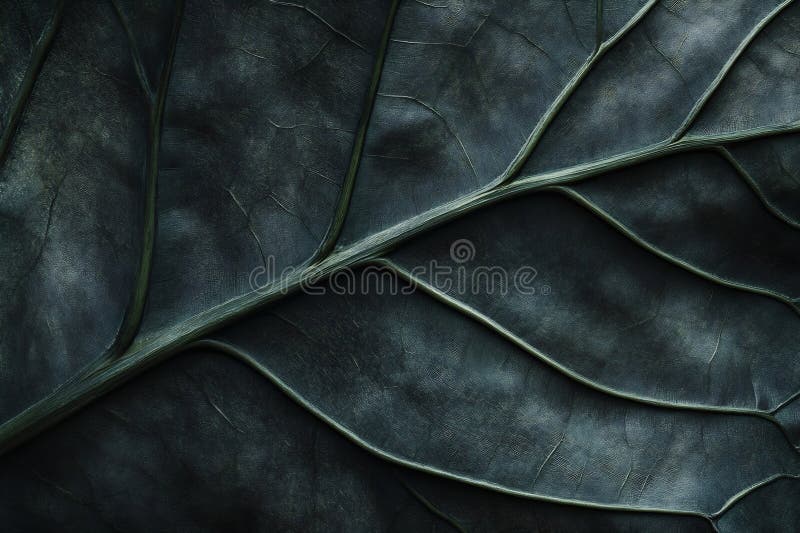 Dark leaf texture details stock image. Image of minimalism - 348076397