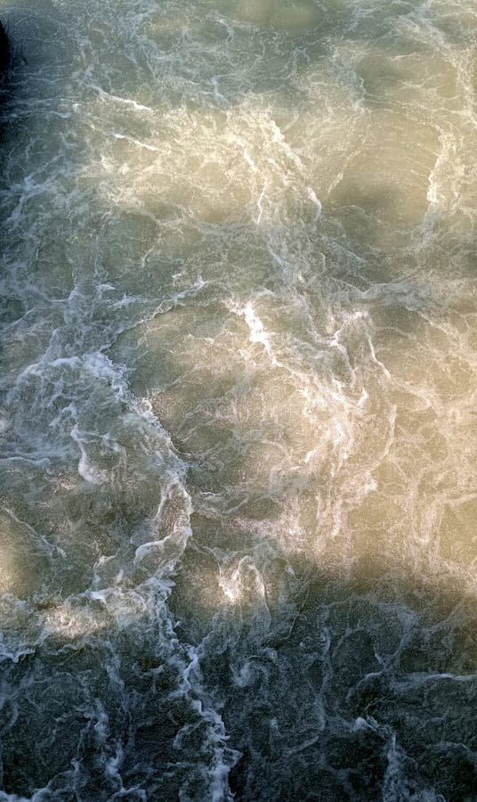 Dark, Light and Flow of Water when a Dam Water is Released, in West ...