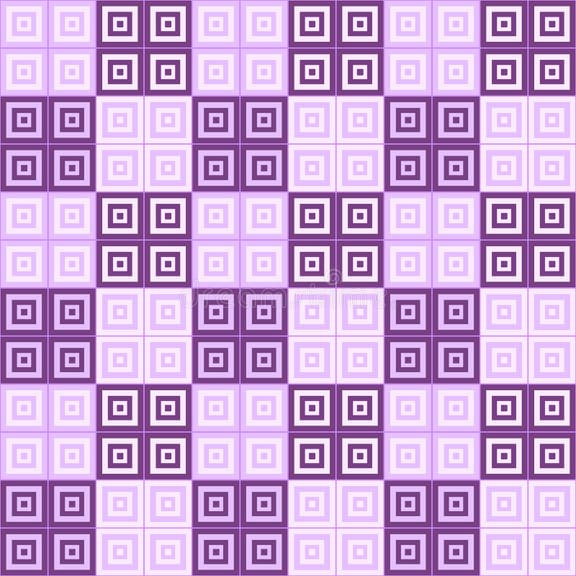 Dark and Light Purple and White Squares Inside Squares Cube Pattern Background Stock ...