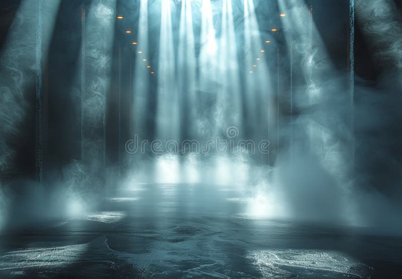 Dark Light Reflection in Shadows Image, in the Style of Smokey ...