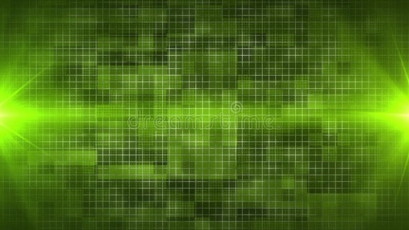 Dark Lime Green Abstract Geometric Shapes Technology Background, Grid ...