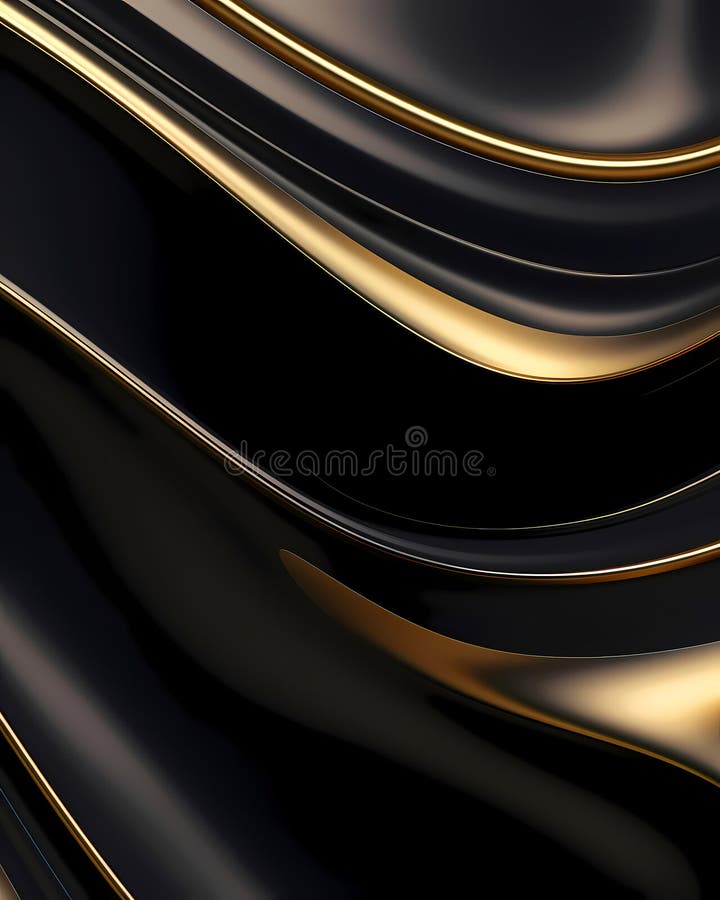 Liquid Metal Texture Abstract Background - Wave Design Banner Stock ...