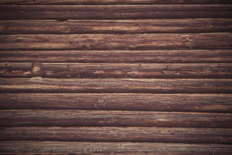 Dark Log Wall Background stock image. Image of horizontal - 53677311
