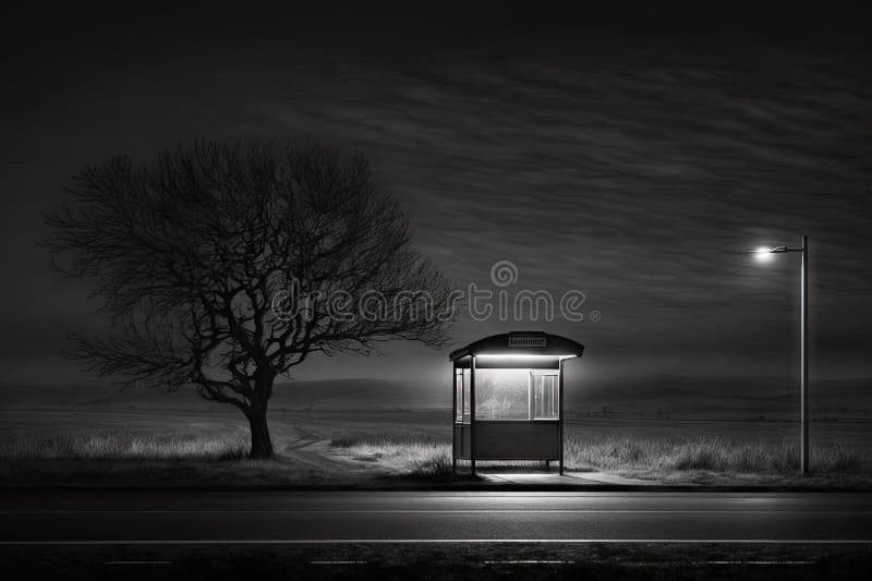 Dark Bus Stop Stock Illustrations – 608 Dark Bus Stop Stock ...