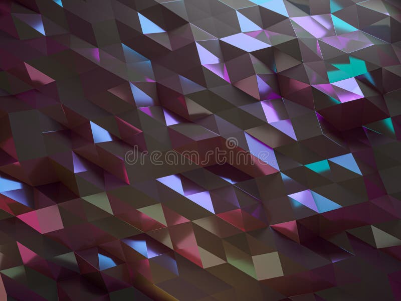 Dark Low Poly Abstract Background. Stock Illustration - Illustration of ...