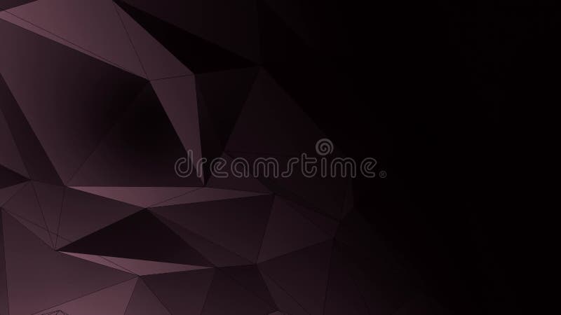 Dark Low Poly Shapes Abstract Background Stock Video - Video of graphic ...