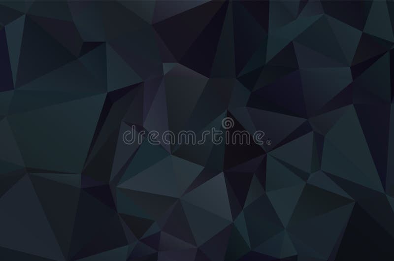 Dark Low Poly Template Glitter Abstract Illustration with an Elegant ...
