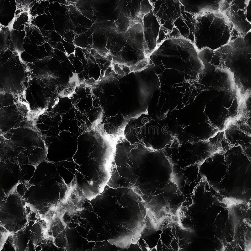 Dark Marble Texture with White Veins in Abstract Pattern Stock Image ...