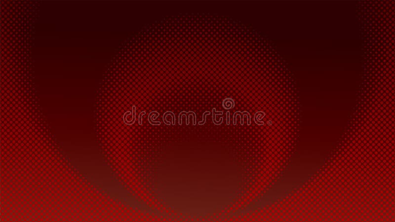 Dark Maroon Halftone Background Design Template, Pop Art, Abstract ...