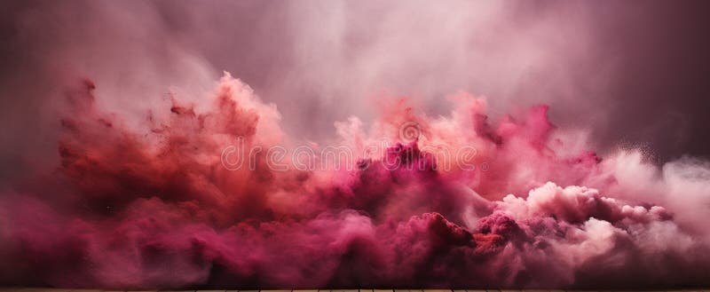 Dark Maroon Room Interior View Maroon Studio Abstract Background_ Stock ...