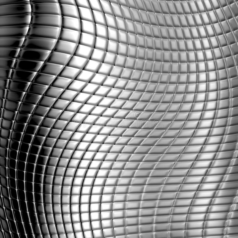 Dark Silver Metal Checked Background Stock Illustration - Illustration ...