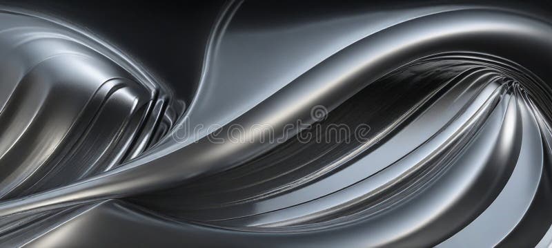 Dark Metal Wave Background stock illustration. Illustration of element ...