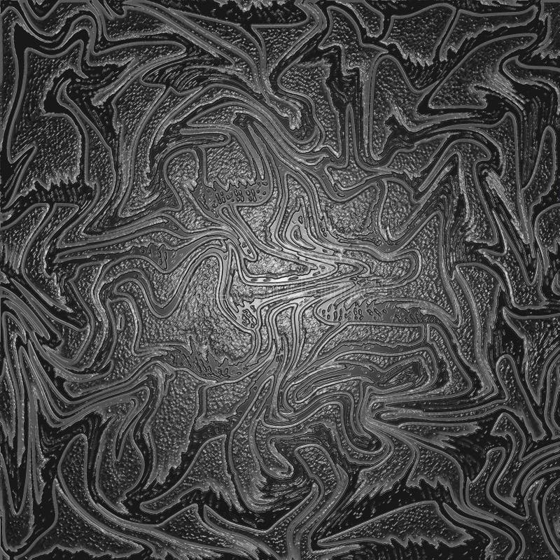 Dark Metallic Abstract Background Stock Photo - Image of random, curls ...