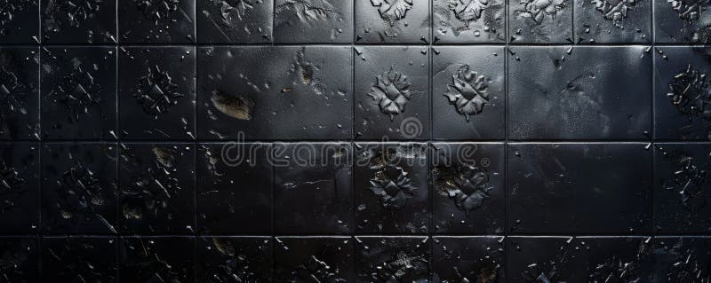 A Dark, Metallic Texture Background with Reflective Surfaces and ...