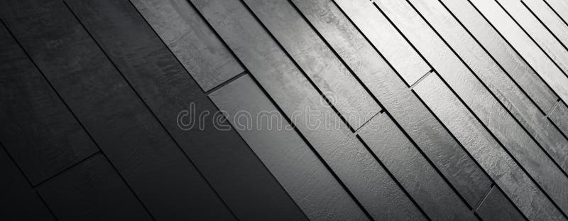 Dark Metallic Tiles Arranged in a Diagonal Pattern on a Wall. 3D ...