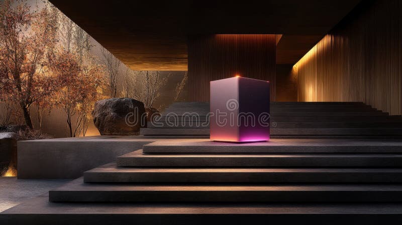 Purple Glowing Stone Steps Stock Photos - Free & Royalty-Free Stock ...