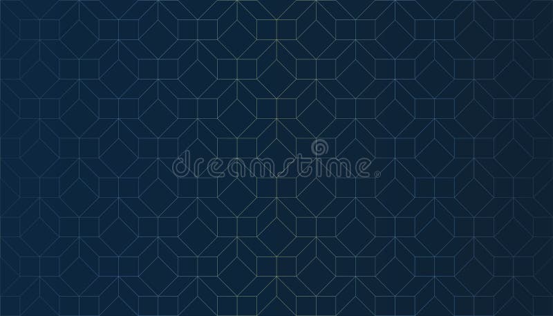 Dark Minimalist Modern Style 3D Lit Transparent Rectangular Cuboids ...