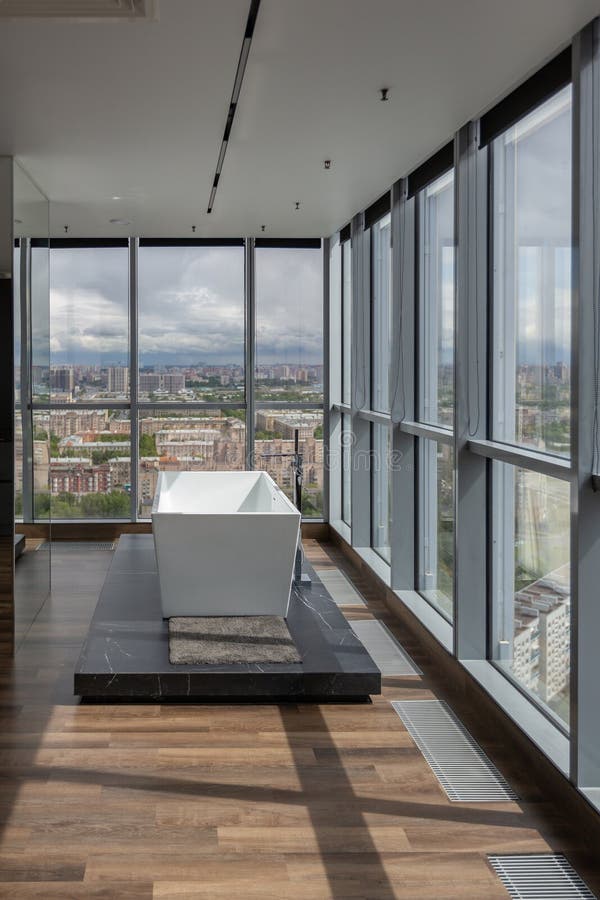 Dark Minimalistic Design of a Trendy Chic Studio Apartment with ...