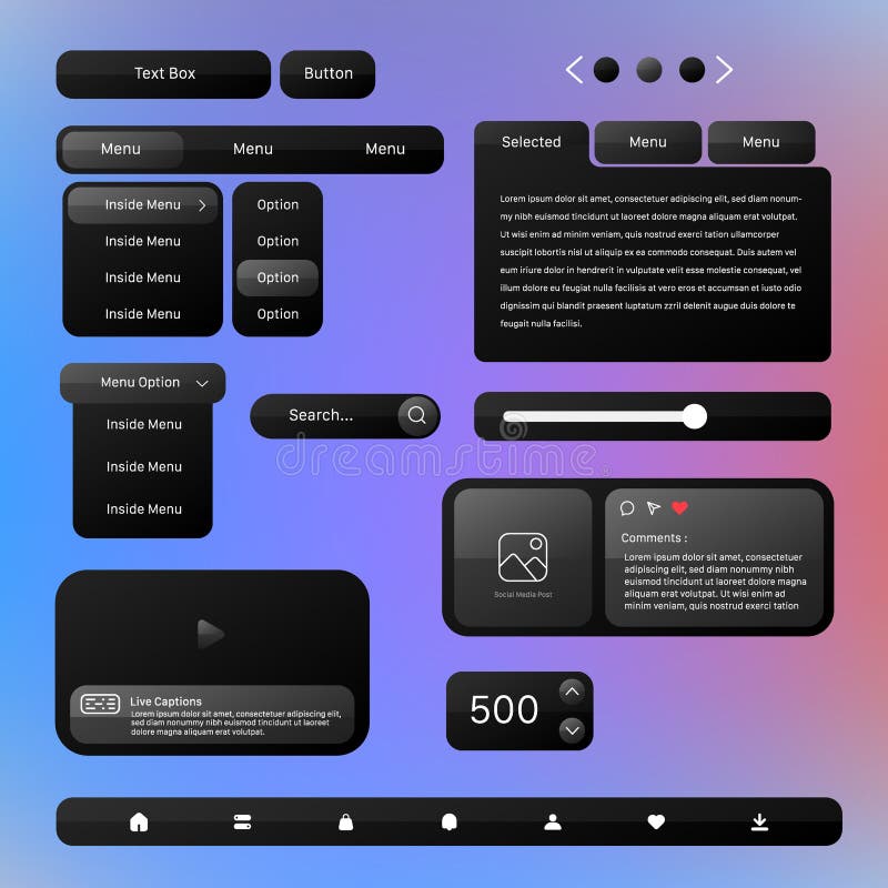 Dark Web Ui Elements Stock Illustrations – 1,809 Dark Web Ui Elements Stock Illustrations ...