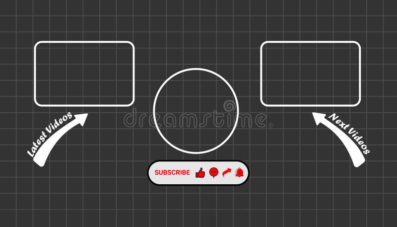 Dark Mode Youtube Outro Template Stock Illustrations – 2 Dark Mode Youtube Outro Template Stock ...
