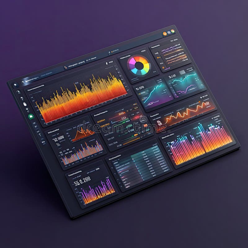 Interactive Dashboard Financial Charts Ai Stock Illustrations – 278 ...