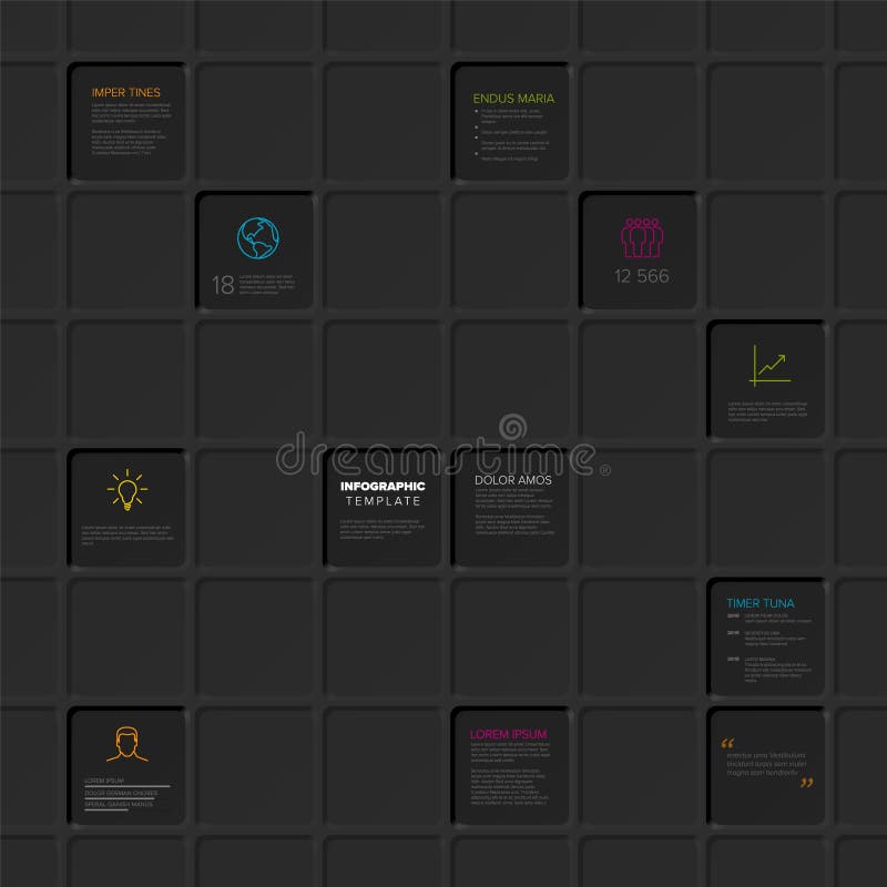 Sleek Dark Mode Ui Ux Design Stock Illustrations – 7 Sleek Dark Mode Ui ...