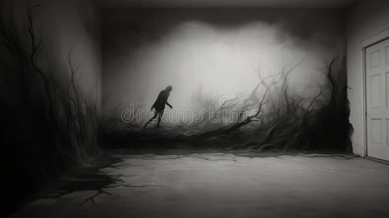 Dark Monochrome Landscapes: Aggressive Digital Illustrations by Igor ...
