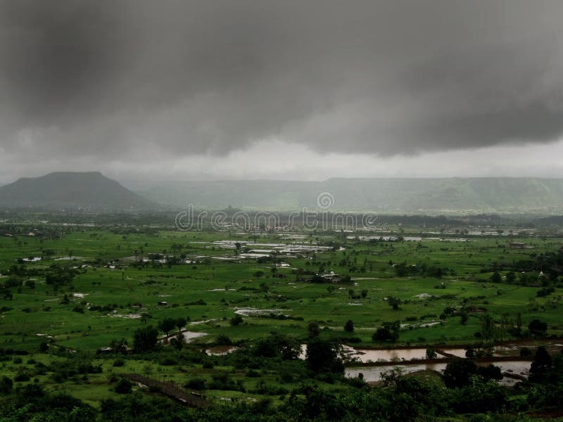 Monsoon fog stock photo. Image of seasonal, station, colder - 7085998