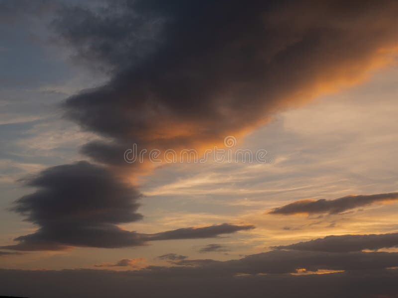 Dark and moody sunset sky stock photo. Image of sunny - 159842974