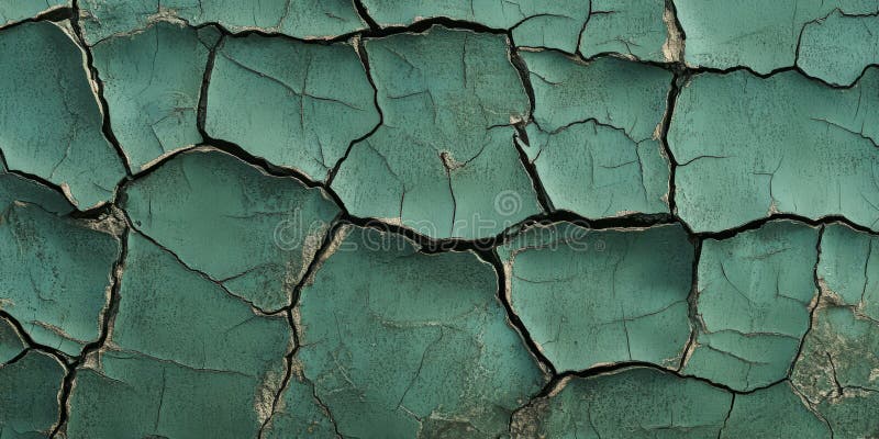 Dark Muted Green Background Cracked Stone Like Texture Creating ...