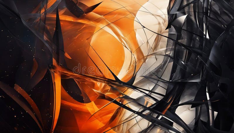 Dark and Mysterious Abstract Background Stock Illustration ...