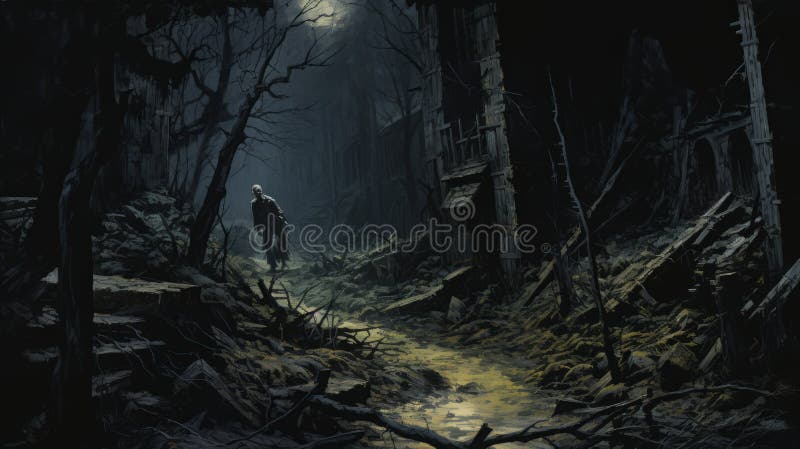 Dark and Mysterious Animation Artwork by Bernie Wrightson Stock ...