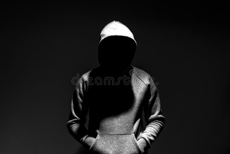 Dark Mysterious Man Hoodie, Murderer, Hacker, Anonymus Stock Photo ... Dark Mysterious Man Hoodie, Murderer, Hacker, Anonymus Stock Photo ...