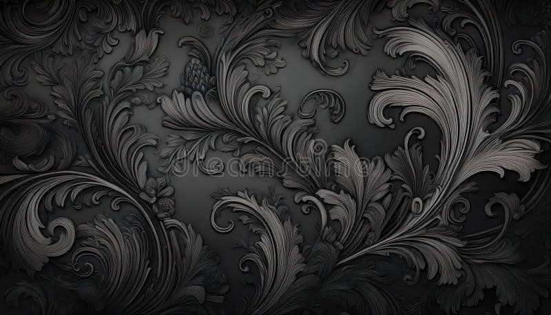 Dark and Mystical Vintage Gothic Scene with Baroque and Rococo Elements ...