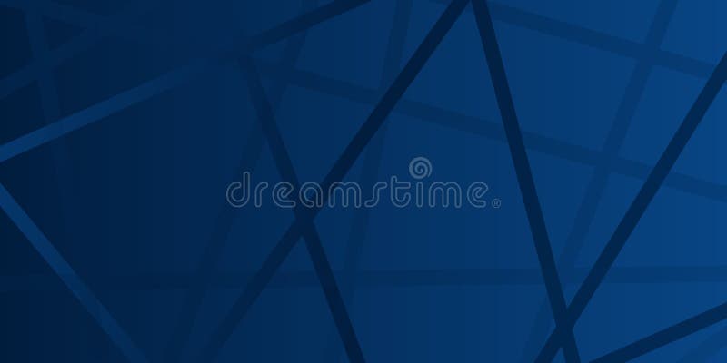Dark Navy Blue Abstract Presentation Background with Geometric 3D ...
