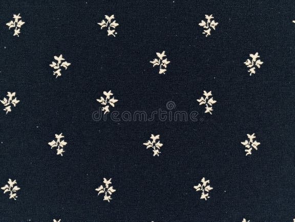 Dark Navy Floral Print Fabric Texture, Textile Design, Fabric Pattern ...