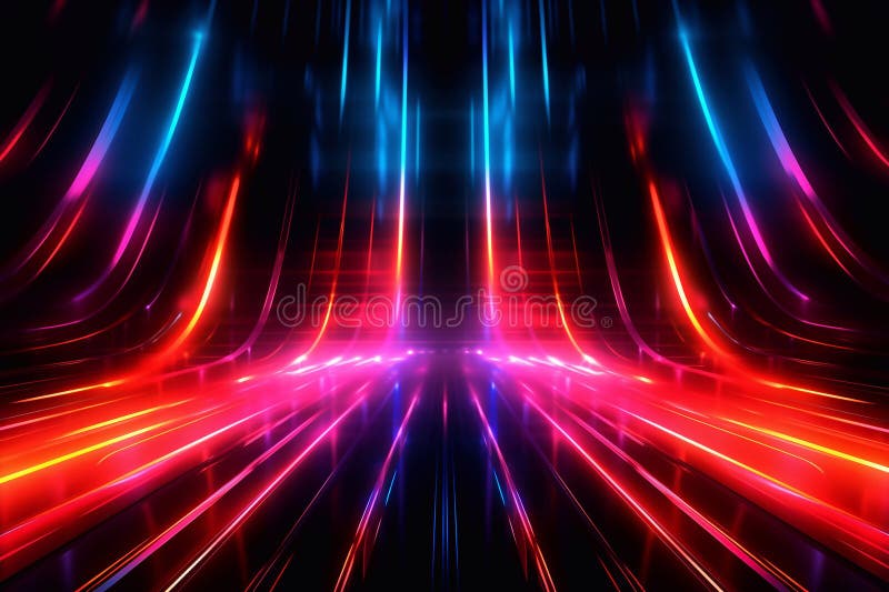 Dark neon background. stock illustration. Illustration of darkness ...