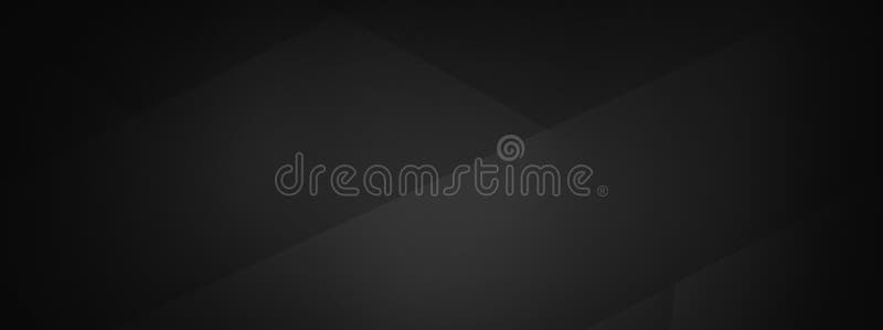 Dark Neutral Background for Wide Banner Stock Illustration ...