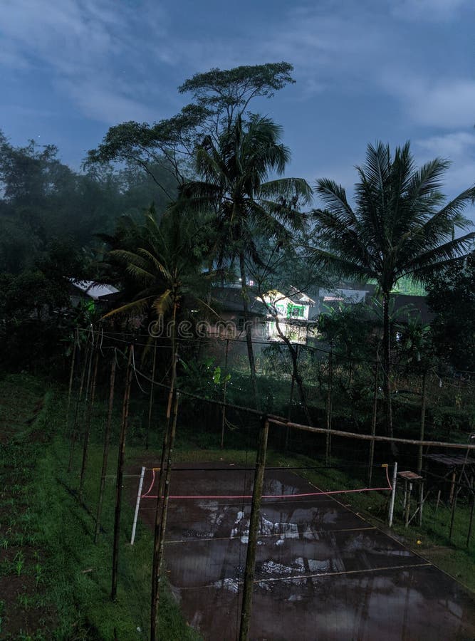 Dark Night in the Countryside the Beautiful One Stock Photo - Image of ...