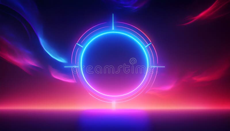 Dark Night in the Sky, Like Neon, Creating a Natural Harmony and Sharp ...