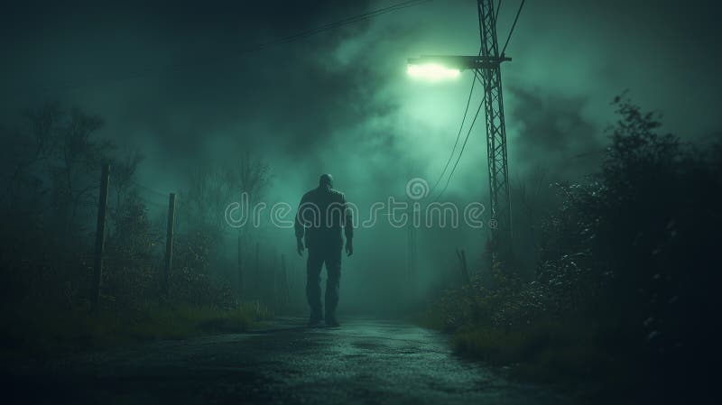 Scary Dark Nightmare Horror Creature Stock Illustration - Illustration ...