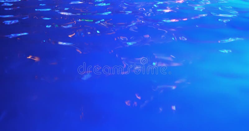 Dark Ocean Blue Water Wave Surface at Night Time Stock Video - Video of ...